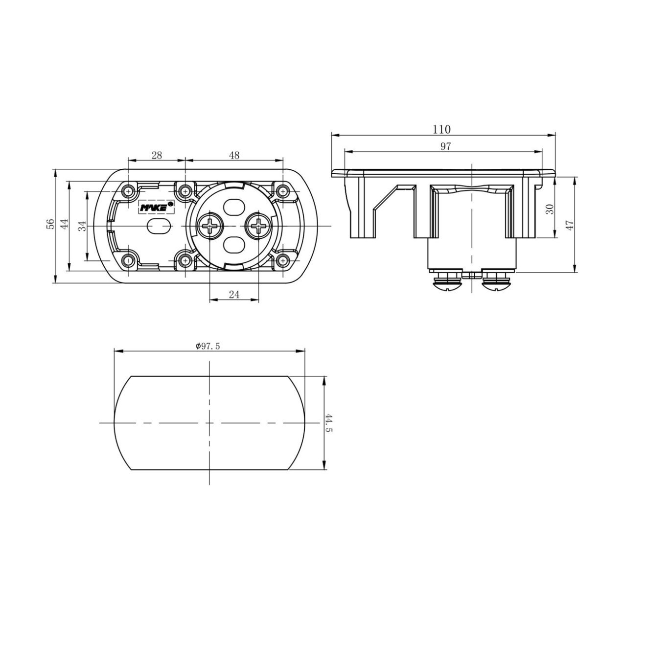 Dimple Key System Cylinder Vending Machine Lock MK213 | MAKE LOCK Company